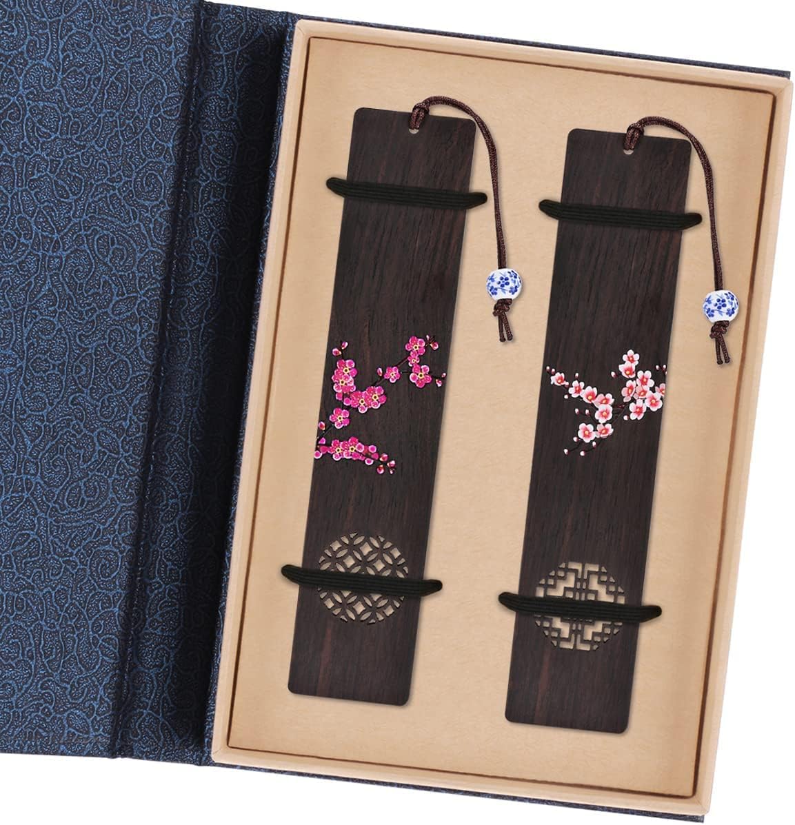 Amazon.com : Natural Wood Bookmark, Unique Wooden Bookmark Set Gift for ...