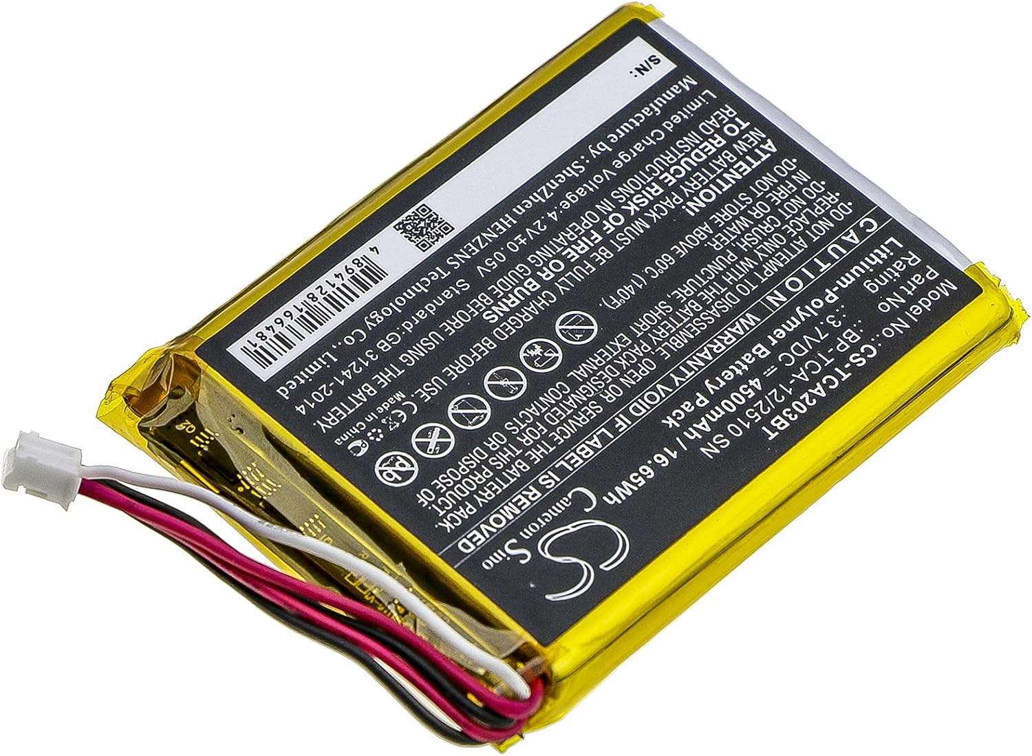 Amazon.com: ASDQW 4500mAh/3.7V Replacement Battery for Xfinity Home ...