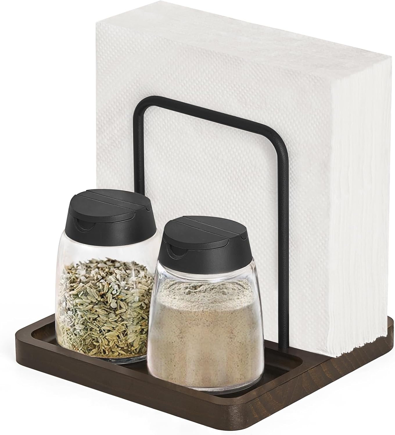 Amazon.com: Mkono Napkin Holder for Table Farmhouse Wooden Napkin ...