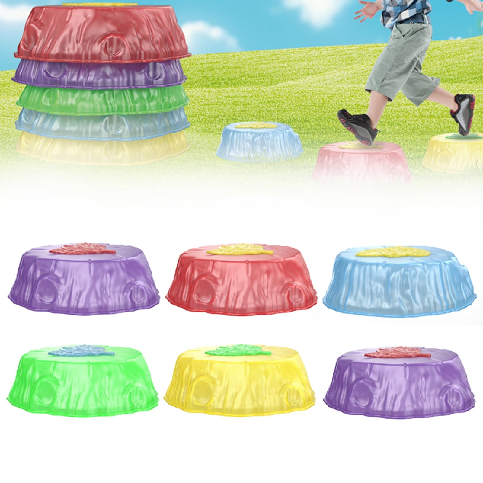 Amazon.com: Light up Music Stepping Stone, Balance Stepping Stone ...