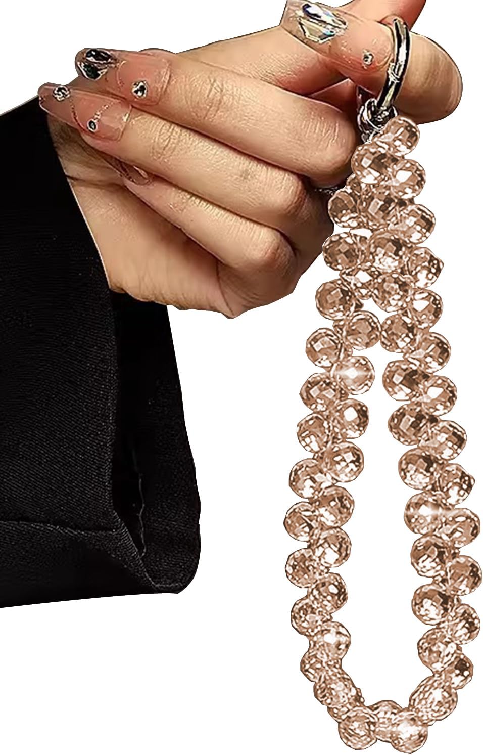 Amazon.com: TENOC Beaded Phone Wrist Strap, Cellphone Lanyard Chain ...