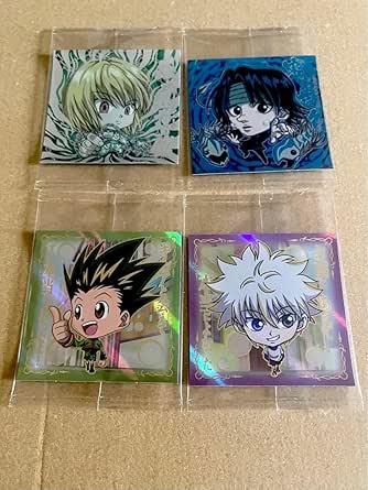 Amazon.co.jp: HUNTER x UNTER Wafer 6, Hunter 4-Piece Comp Set : Toys ...