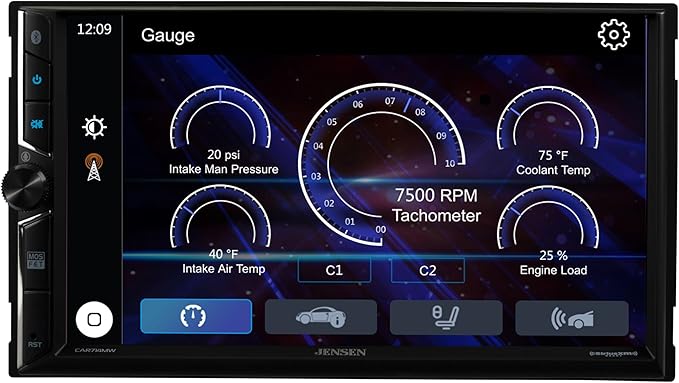 Amazon.com: Jensen CAR714MW 7" Double-DIN Digital Multimedia Receiver ...