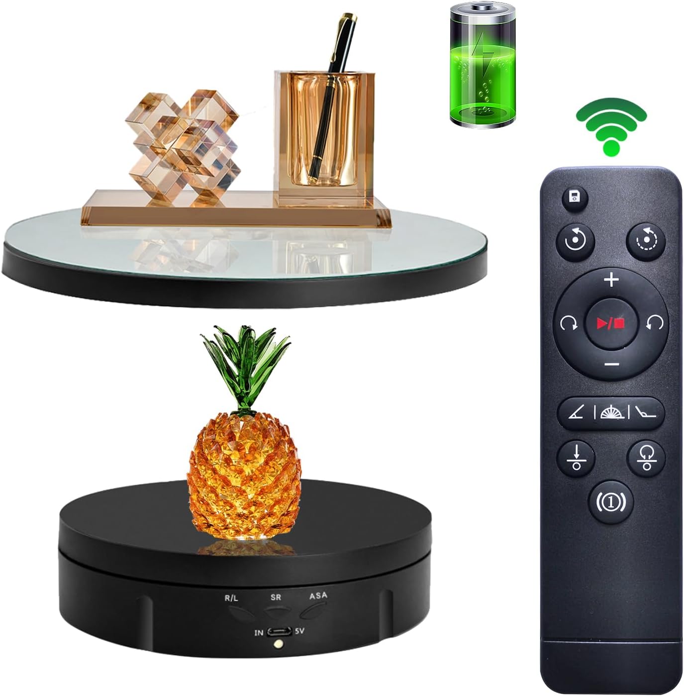 Amazon.com: JAYEGT 2 in 1 Motorized Rotating Display Stand with 5.74 /8 ...