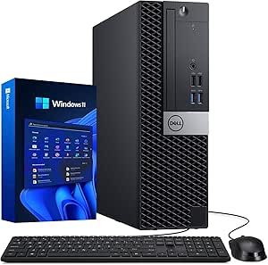 Amazon.com: Dell OptiPlex 3070 Desktop Computer PC Intel Core i5-9500 6 ...