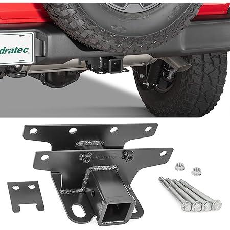 Amazon.com: Quadratec Premium 2” Receiver Hitch - Fits Jeep Wrangler ...