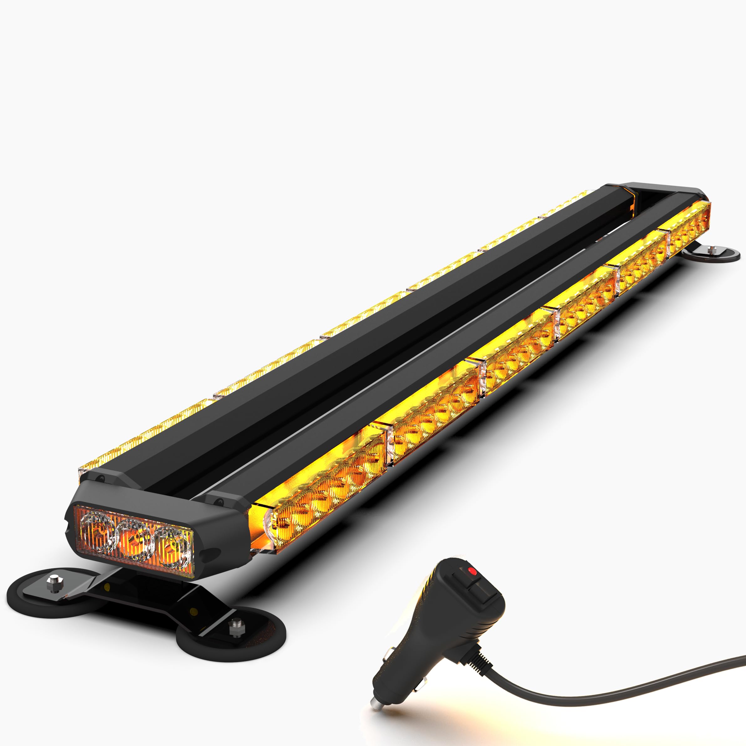 Amazon.com: KAMOPA 38 Inch Led Strobe Flashing Light Bar Amber ...