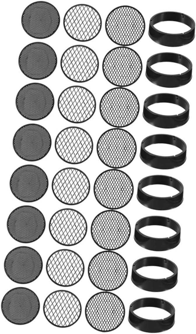 Didiseaon 8 Sets Soil Sieve Mesh Riddle Sieve Strainer Pan Soil Sand ...