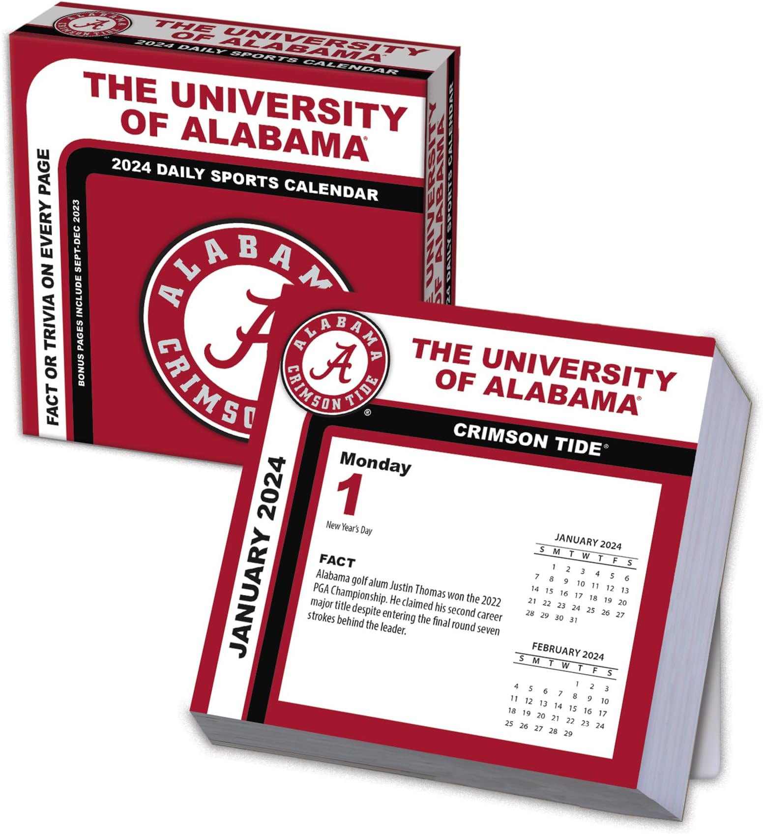 Amazon.com: TURNER SPORTS Alabama Crimson Tide 2024 Box Calendar ...