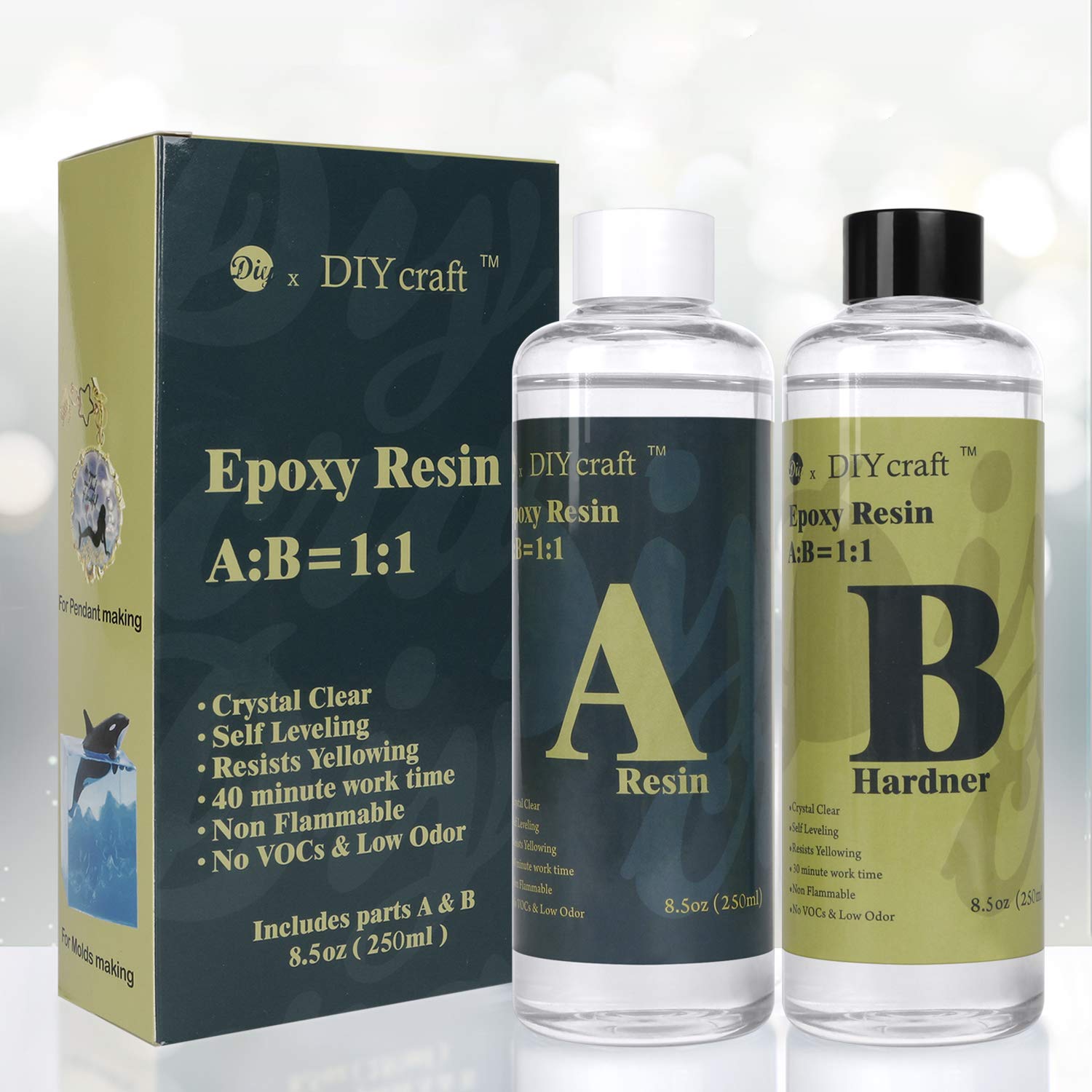 Large 17oz Epoxy Resin Kit for Art, Crafts, Nepal | Ubuy