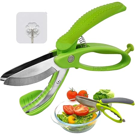 Amazon.com: Salad Scissors for Chopped Salad, Lettuce Tong Scissors for ...