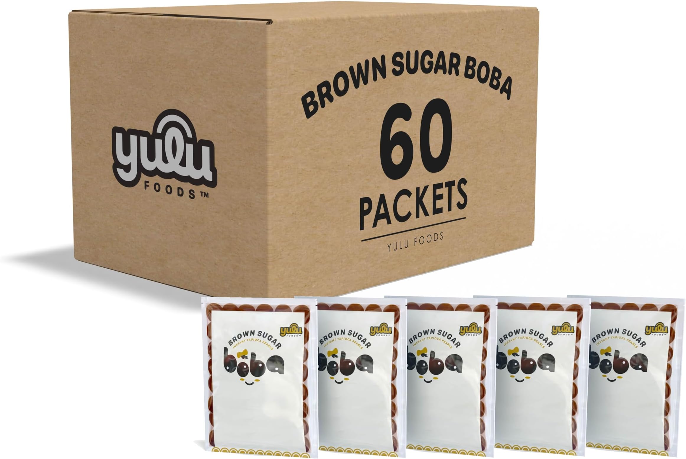 Amazon.com: YULU FOODS BOBA NOW Authentic Instant Tapioca Pearls for ...