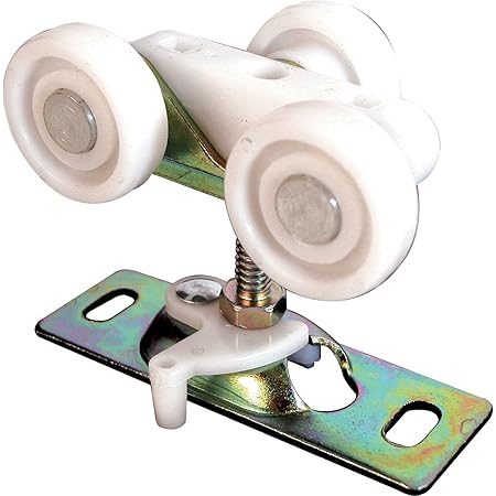 Prime-Line N 6847 Pocket Door Roller Assembly, 3/4 In., Flat, Plastic ...