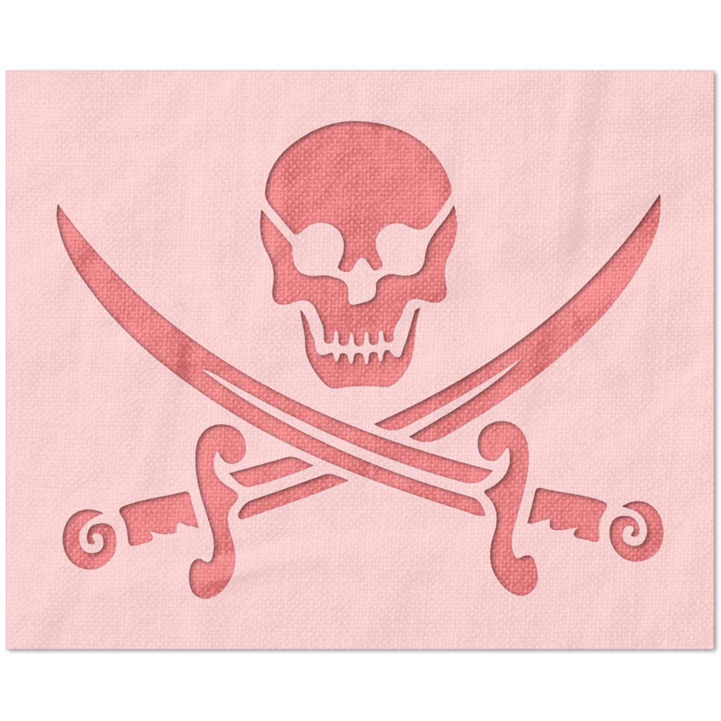 Jolly Roger Stencil Printable