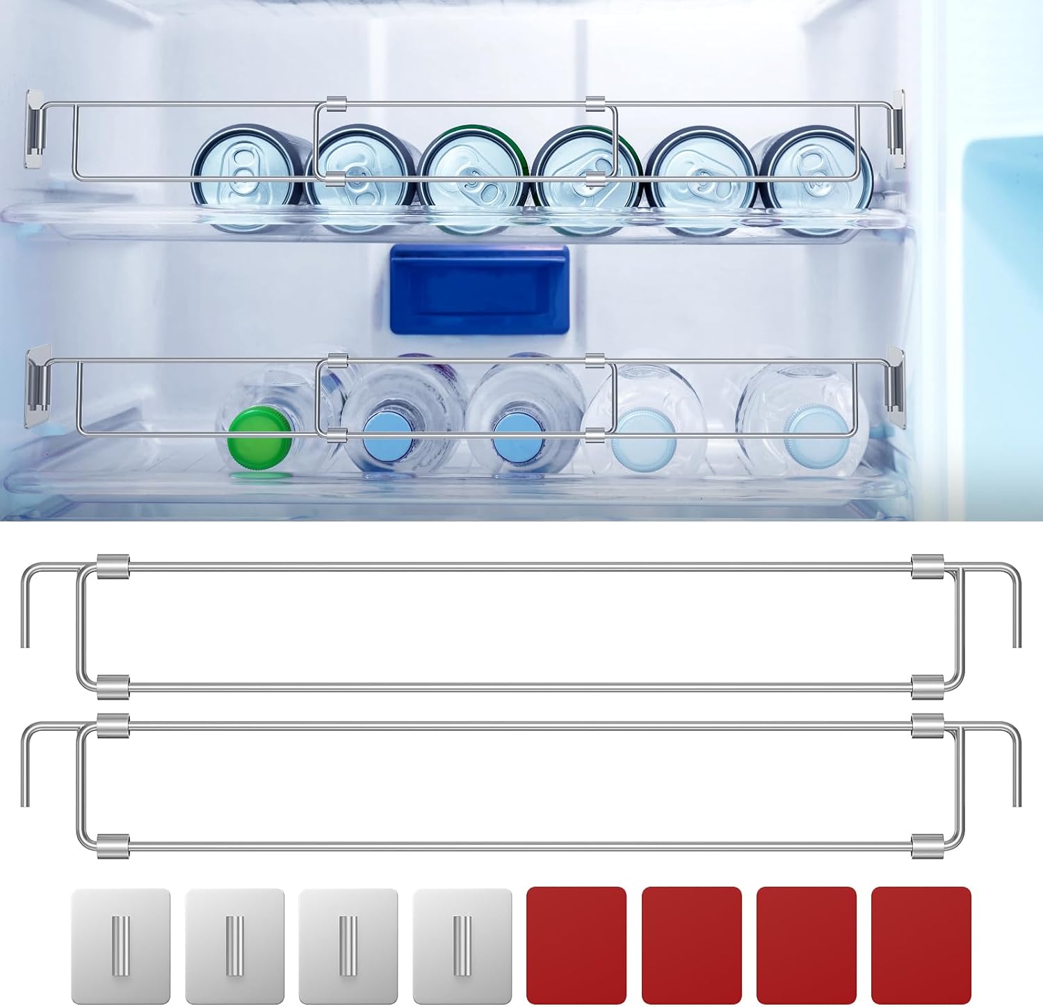 Amazon.com: OEC-T5 RV Refrigerator Bars, Adjustable 12.4-22.6 Inches ...