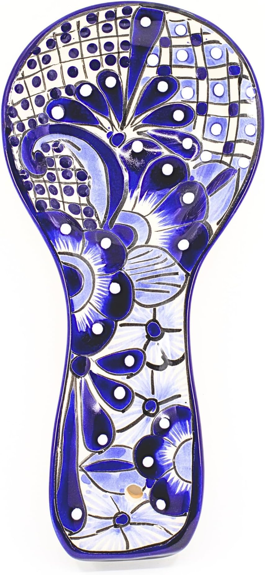 Amazon.com: Ceramic Spoon Rest - Hand Painted Talavera Ceramic Spoon ...