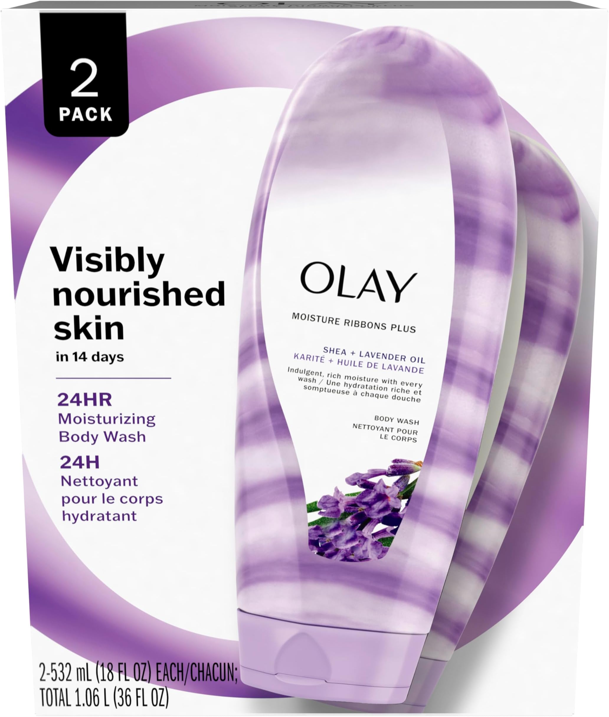 Amazon.com : Body Wash by Olay, Moisture Ribbons Plus Shea + Manuka ...