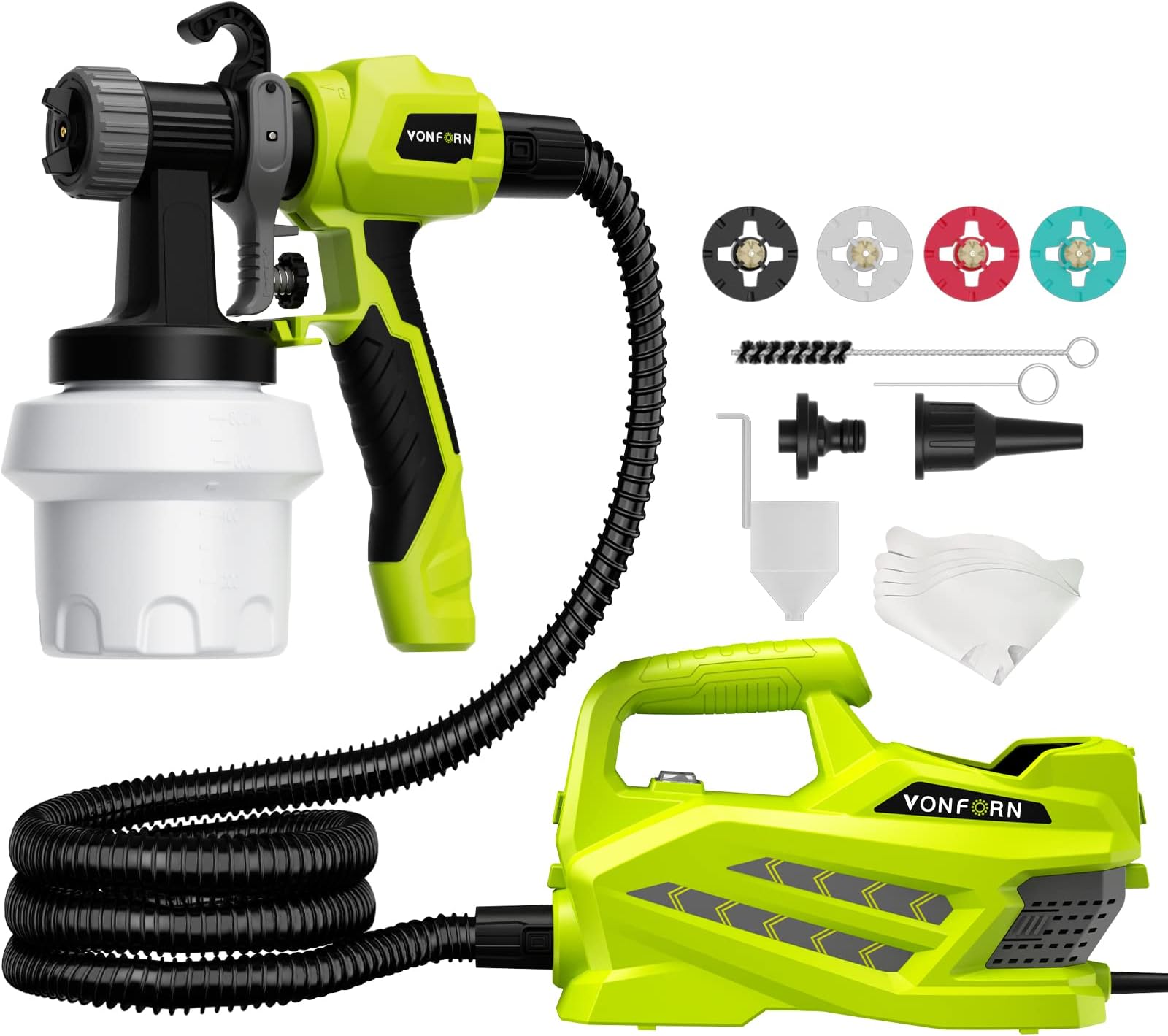 Amazon.com : Litheli HVLP Paint Sprayer with Brushless Motor, 20V ...