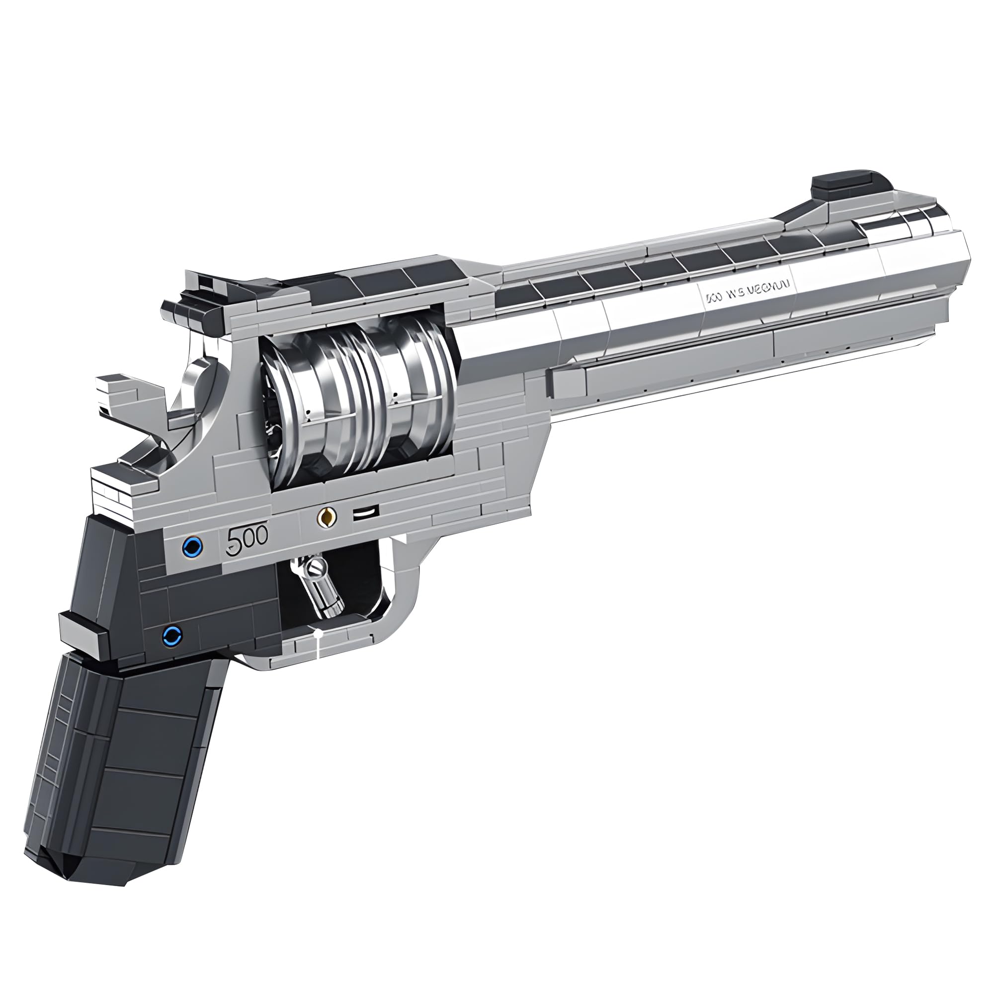 Amazon.com: HI-REEKE M500 Gun Building Block Set, Pistol Shootable ...