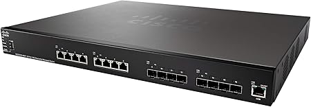 Cisco SG550XG-8F8T Stackable Managed Switch | 16 Ports 10 Gigabit | 8 ...
