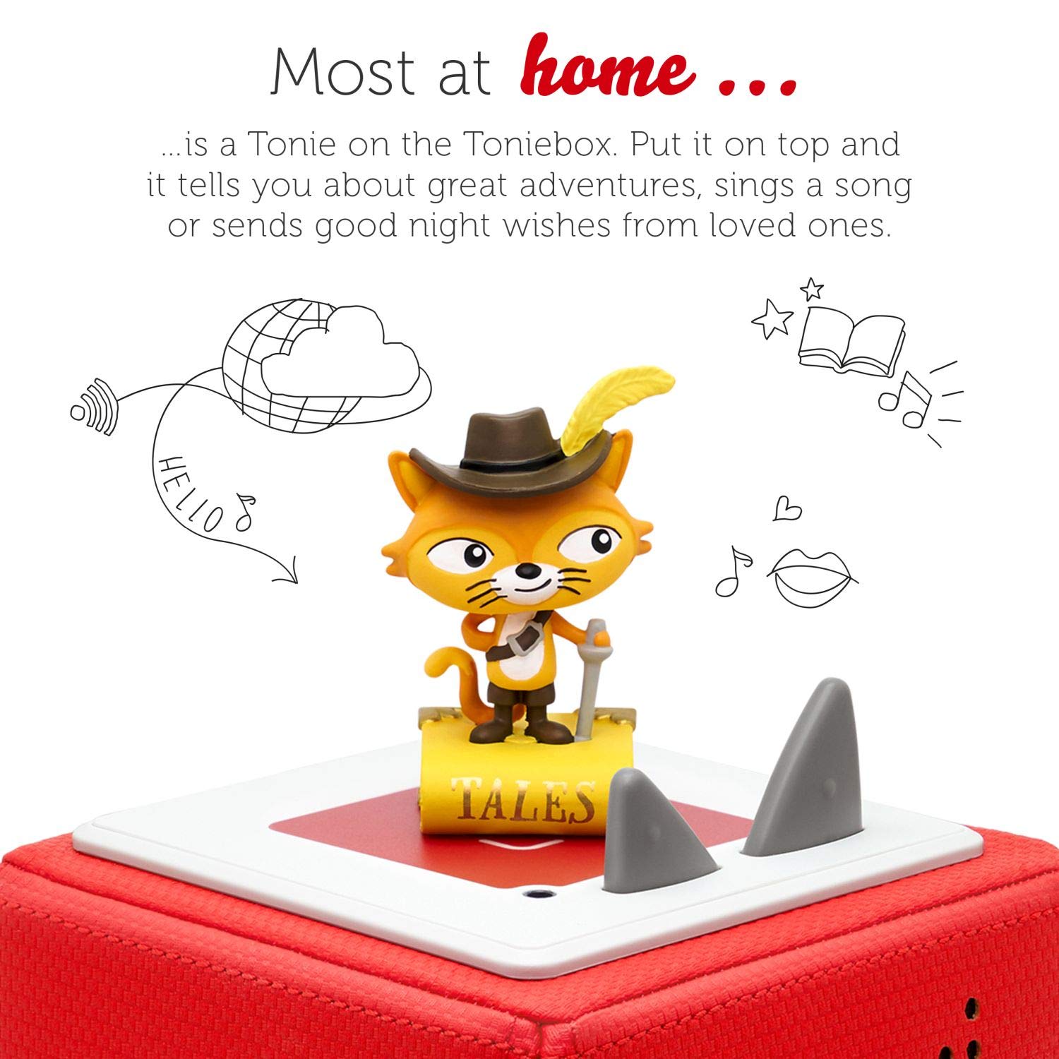 tonies Audio Character for Toniebox, Puss in Boots and Other Fairy ...