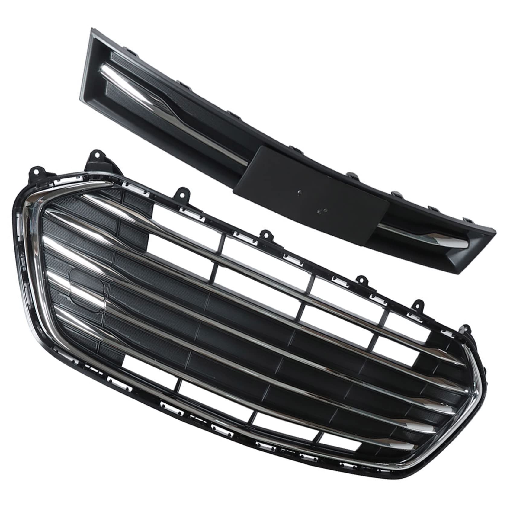 Snapklik.com : Front Bumper Upper Lower Grille Automotive Grilles Grill ...