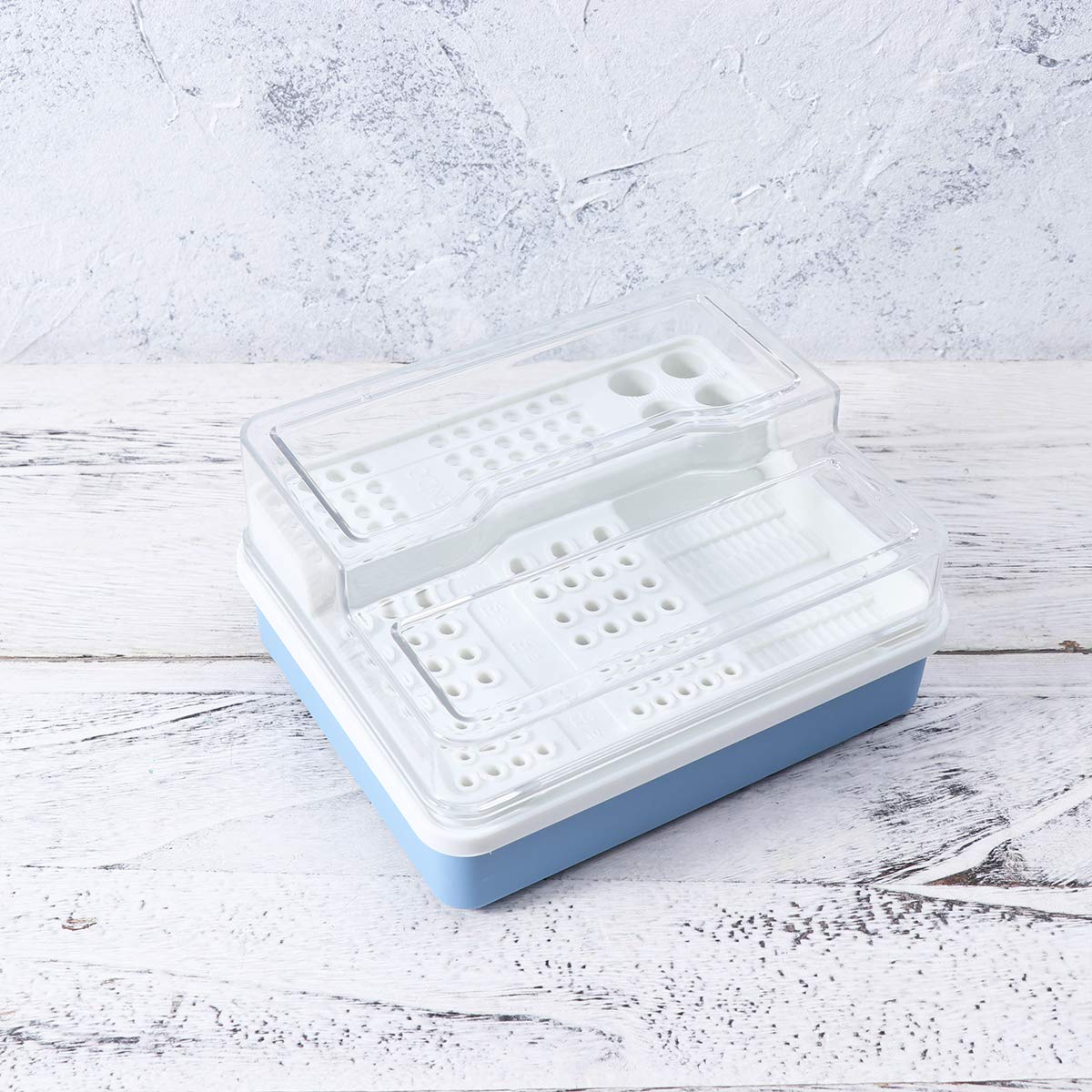 Buy Healifty Dental Bur Box Holder Block Case Organizer Oral Dental ...