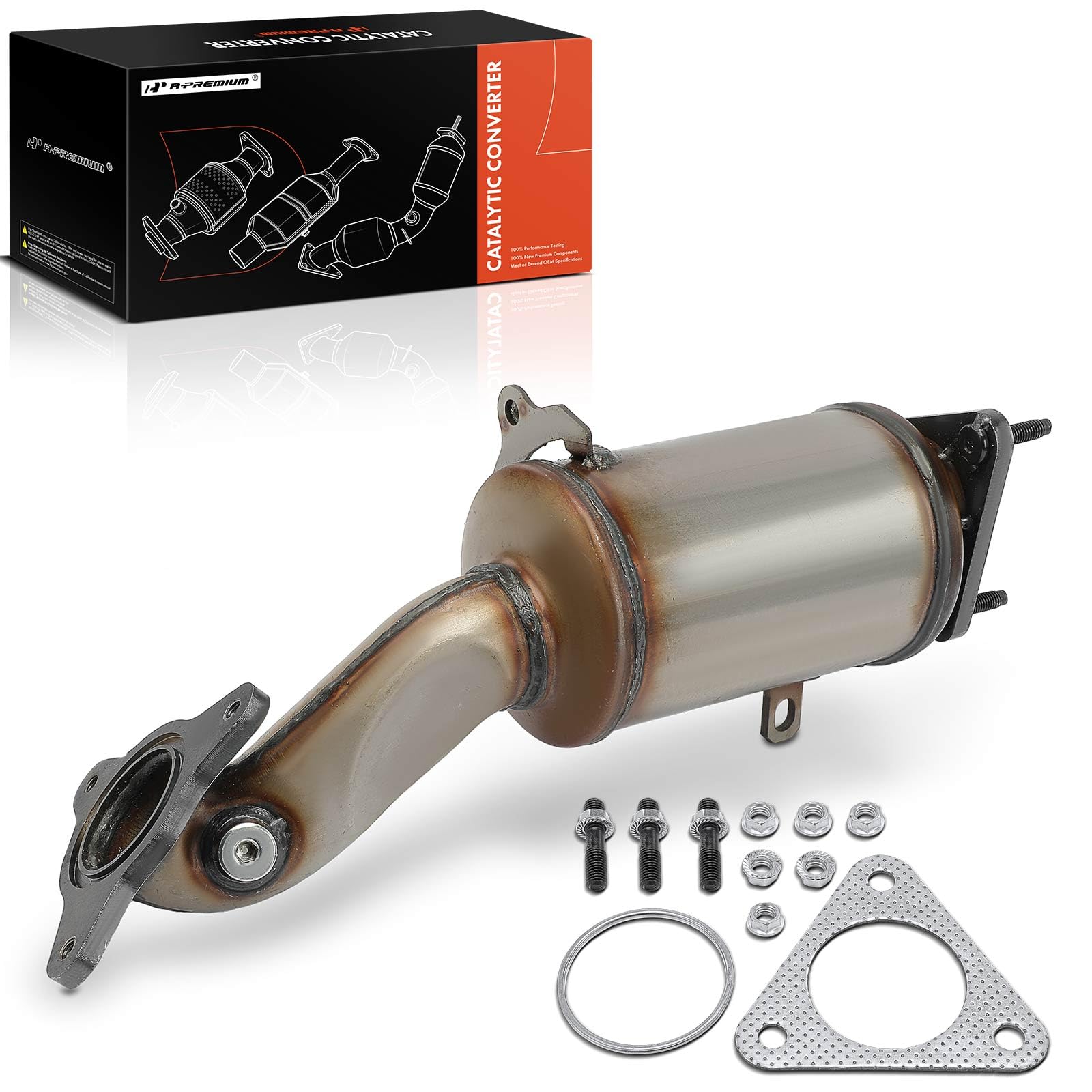 A-Premium Catalytic Converter Kit Direct-Fit Compatible with Chevrolet ...