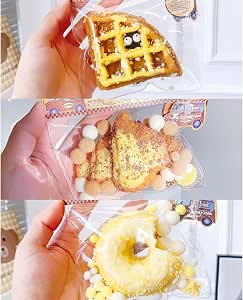 Amazon.com: Taba Squishy Cute Fake food Toy,Kawaii Squishies PVC ...