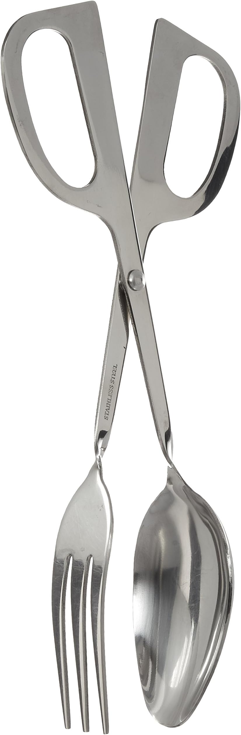 Amazon.com: Trudeau Toss and Chop Salad Tongs, Stainless Steel: Salad ...