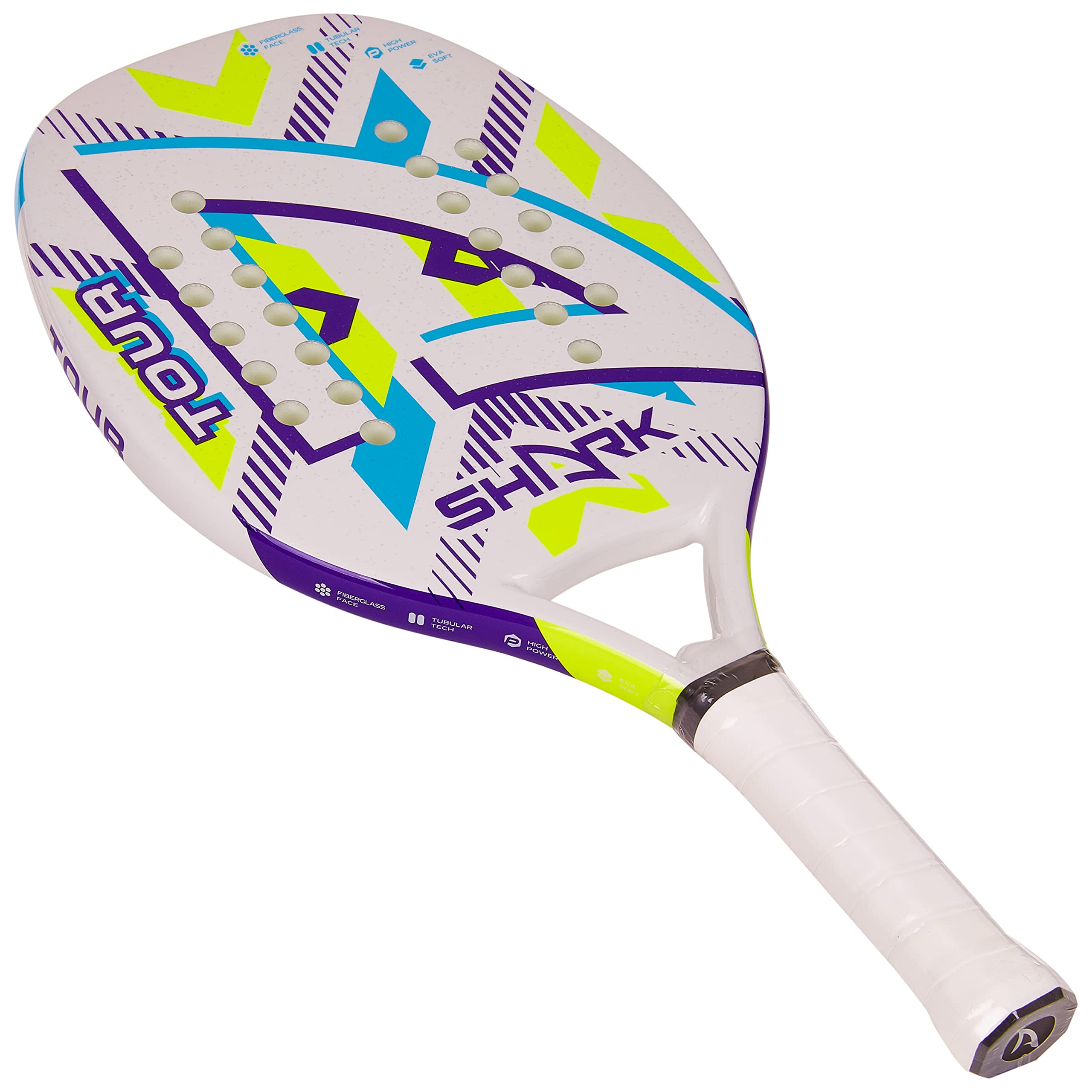 Head Tennis Racket Shark Tour - Beginner Fiberglass Racket With EVA ...