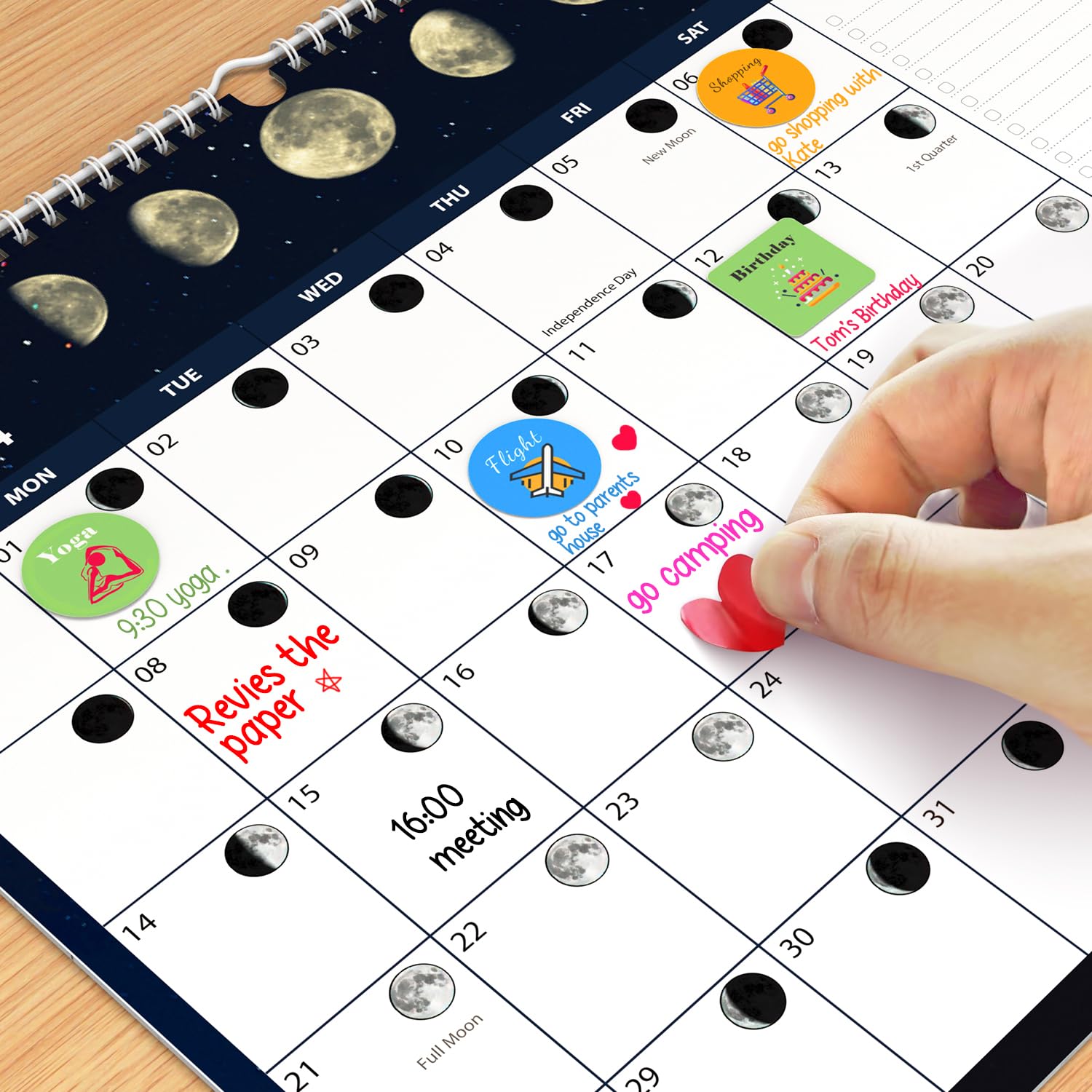Moon Phase Chart 2018 2018 Moon Phases & Signs Calendar
