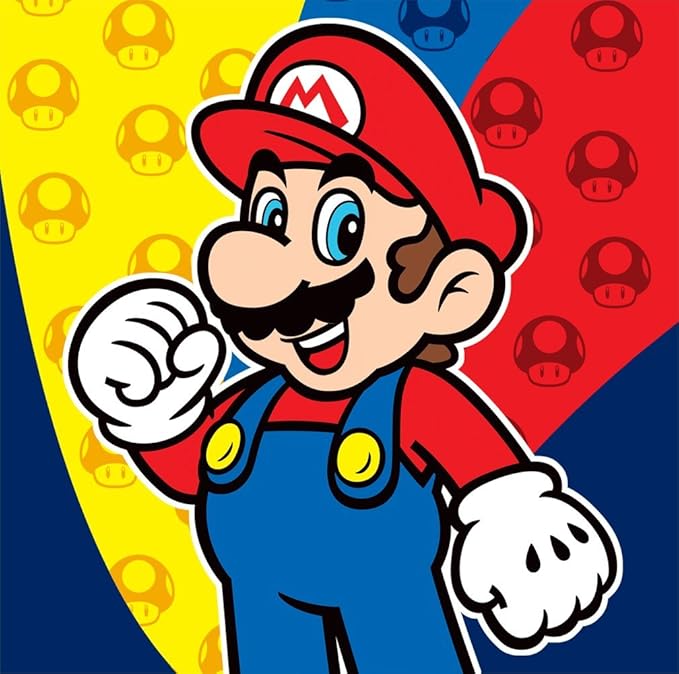 Amazon.com: Nintendo Super Mario are U Ready Dec Pillow, Multi : Home ...