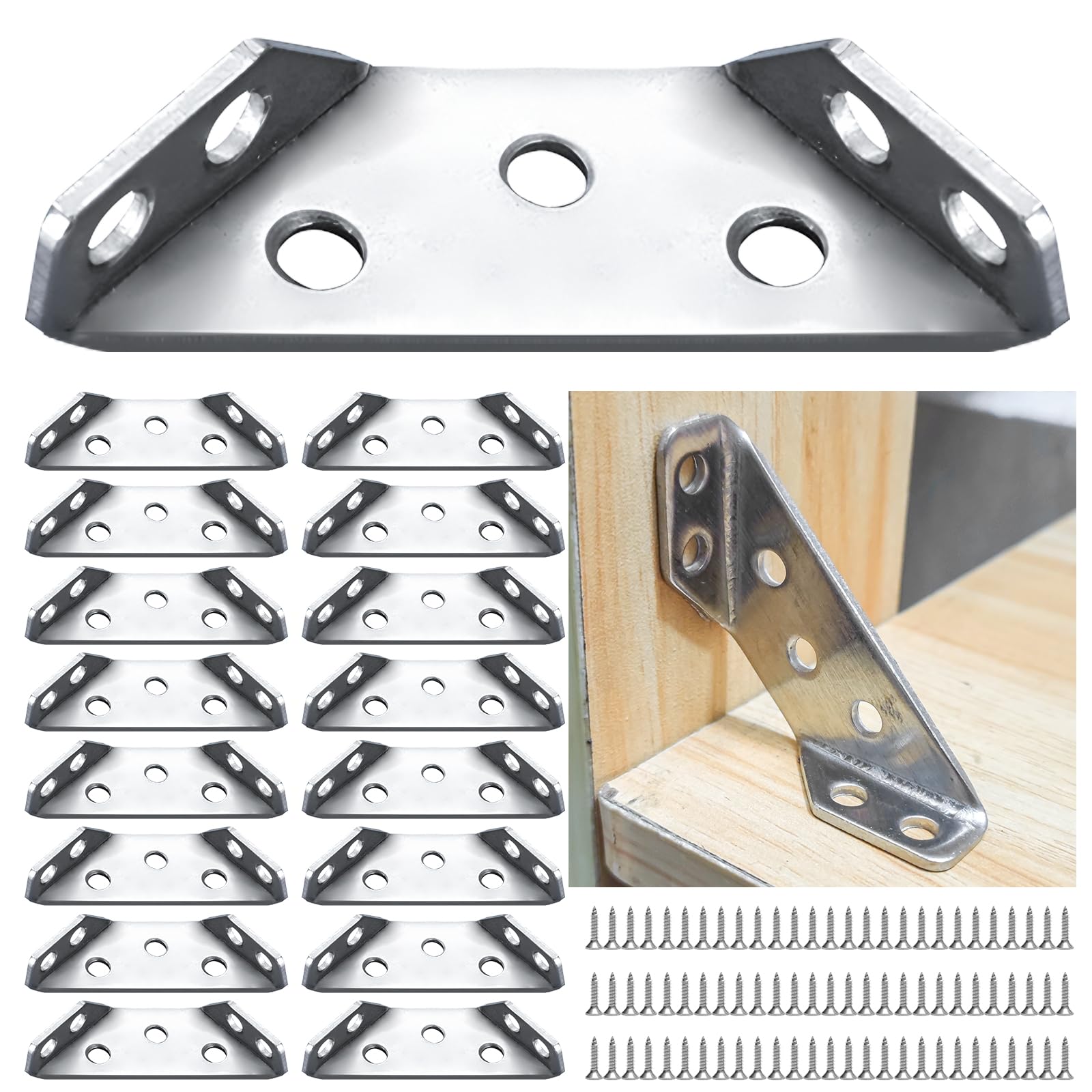Amazon.com: 16PCS Universal Furniture Corner Connector,Shelf Support ...