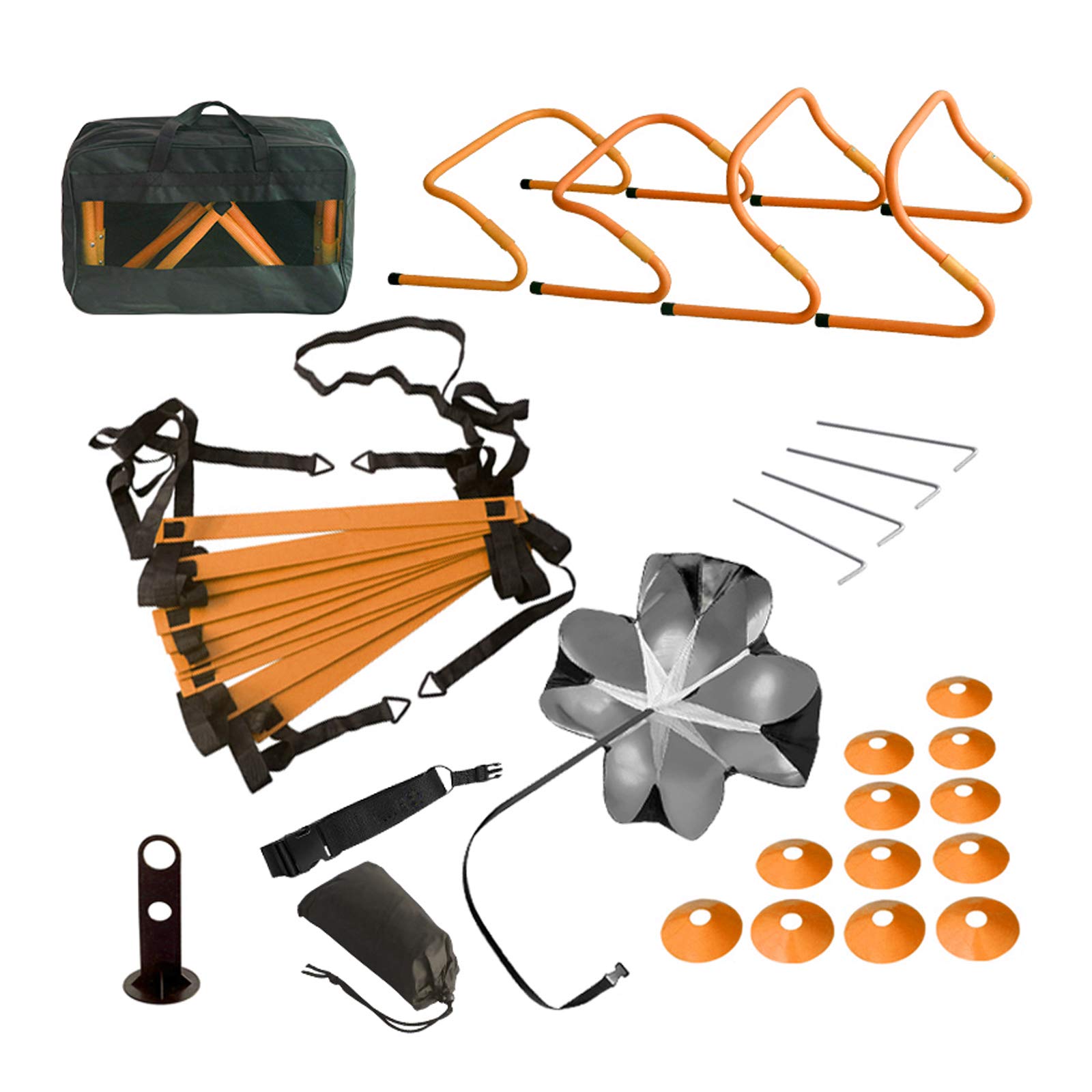 TOCO FREIDO Speed&Agility Training Set – 20ft Agility Ladder Set with ...