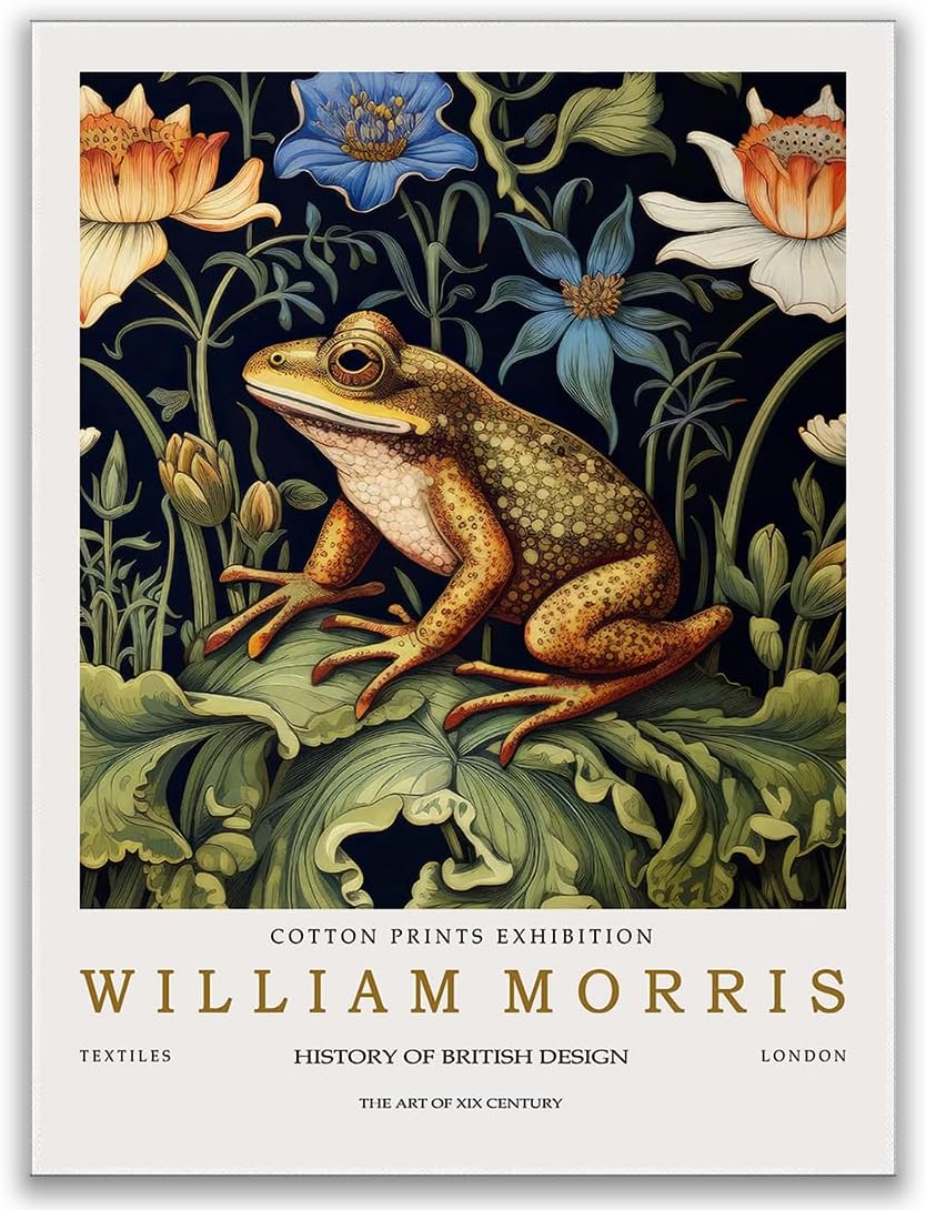 Amazon.com: William Morris Print,William Morris Exhibition Print ...