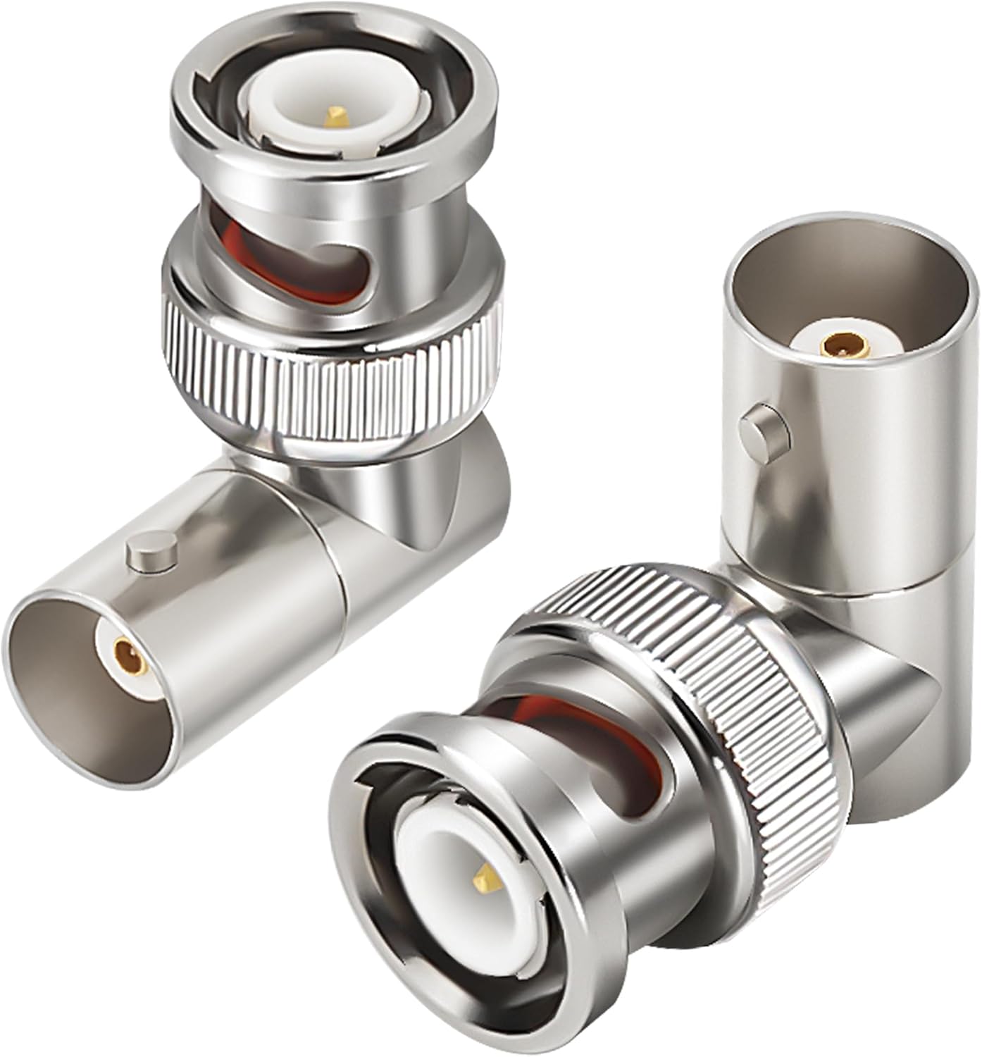 Amazon.com: Togconn 90 Degree BNC Coaxial Adapter 2 Pack, Right Angle BNC Male to Female Coax ...