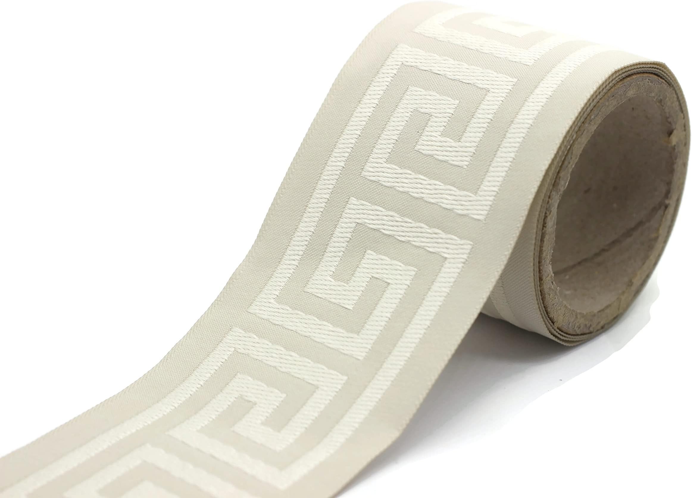 Amazon.com: M&J Trimming Greek Key Fabric Ribbon - 2 3/8" (60mm) Wide ...