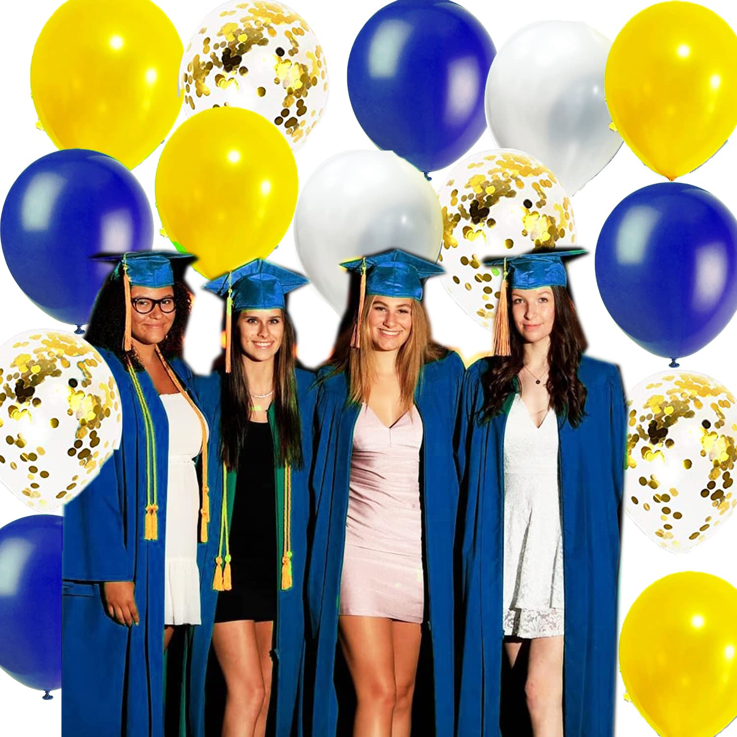 Yellow And Blue Graduation Decorations Pin On Graduation Party