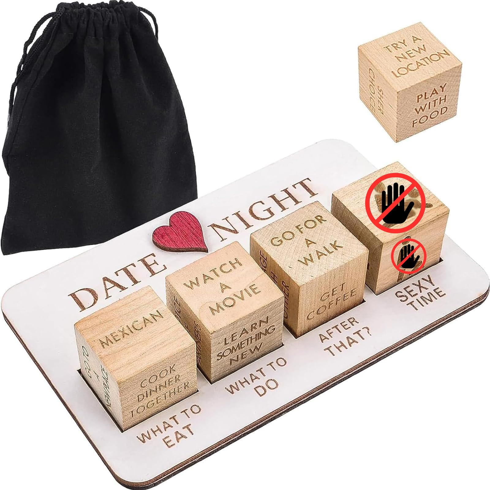 Date Night Dice After Dark Edition Wooden Couples Dice Funny Wedding date-night-dice-after-dark-edition-wooden-couples-dice-funny-wedding