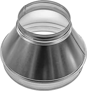 12" to 6" Duct Reducer - Round Reducer - Duct Fitting - Made from ...