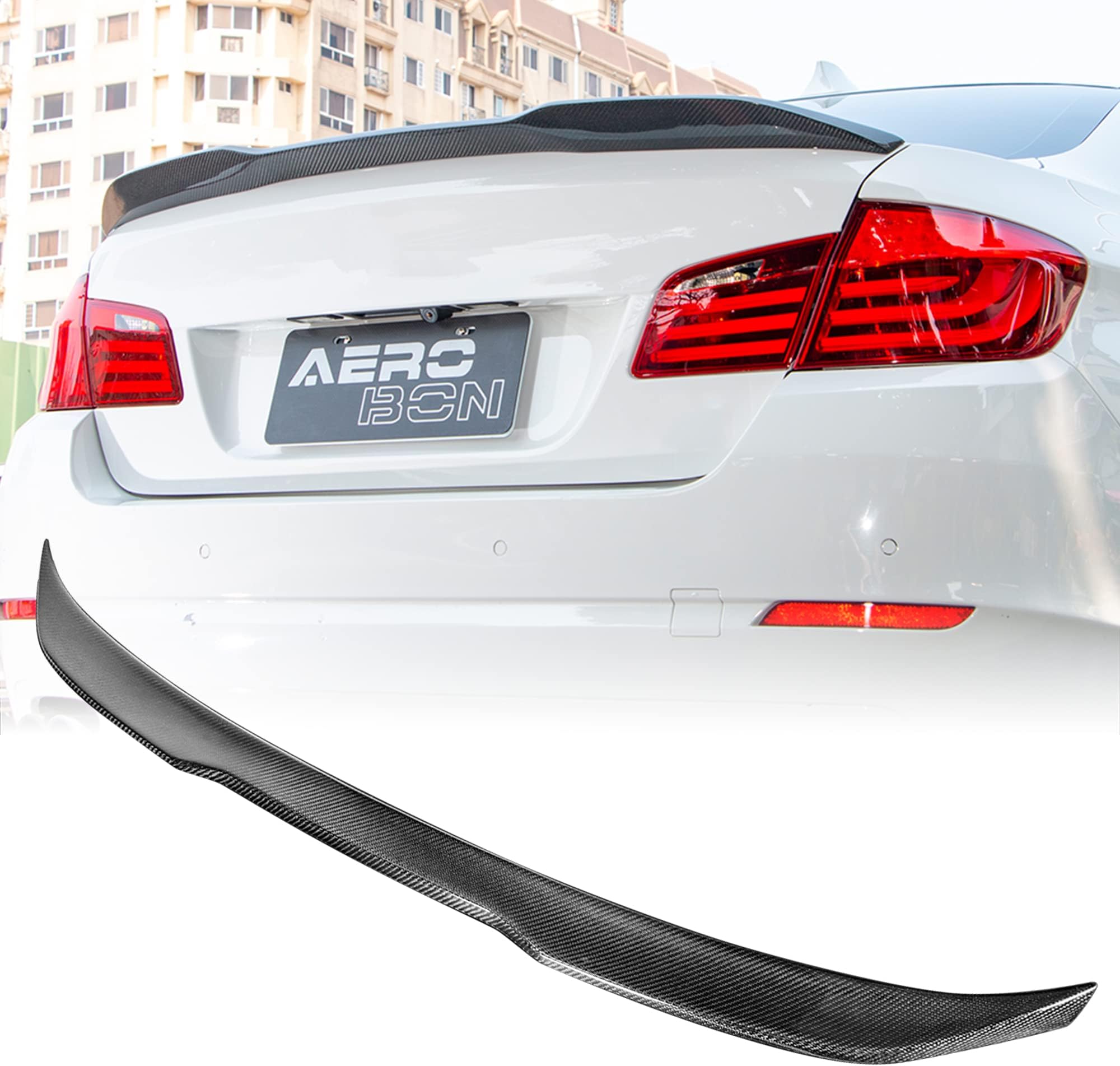 Amazon.com: AUTOTOP Carbon Fiber Rear Spoiler Wing Tail Lid Fit 2010 ...