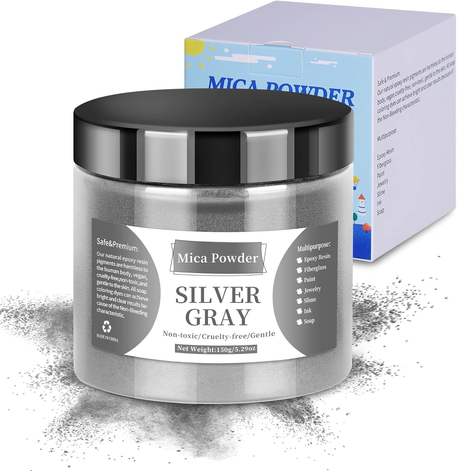 Amazon.com: 150g Mica Powder - LightStone Mica Powder for Epoxy Resin ...