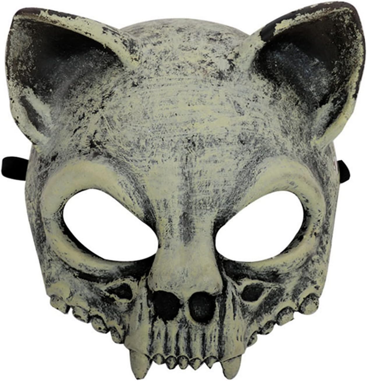 Amazon.com: KIPETTO Halloween Mask Scary Half Face Mask Horror Mask ...