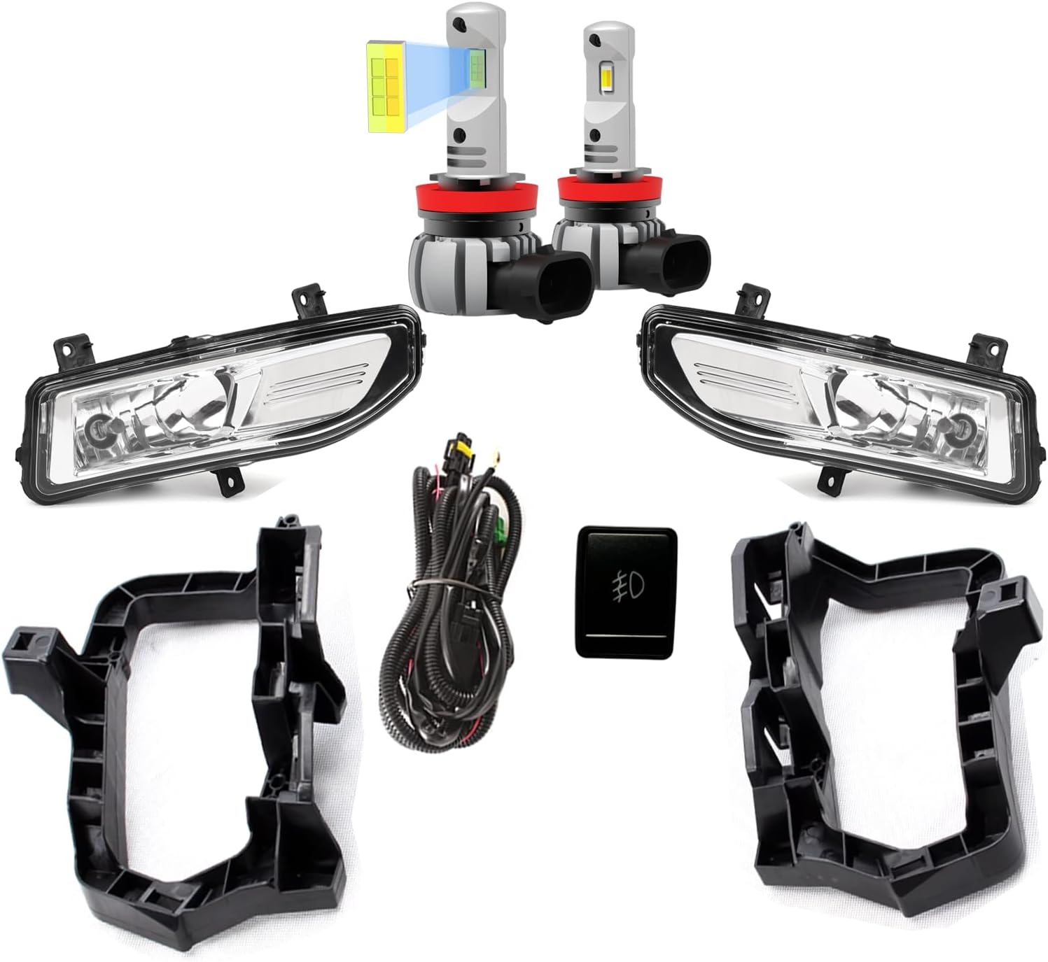 Amazon | 日産 ノート NOTE E12 HE12 NE12 SNE12 NOTE e-POWER 後期 2016年 フロント フォグランプ led 2色切替 バブル付 後付け ポン ...