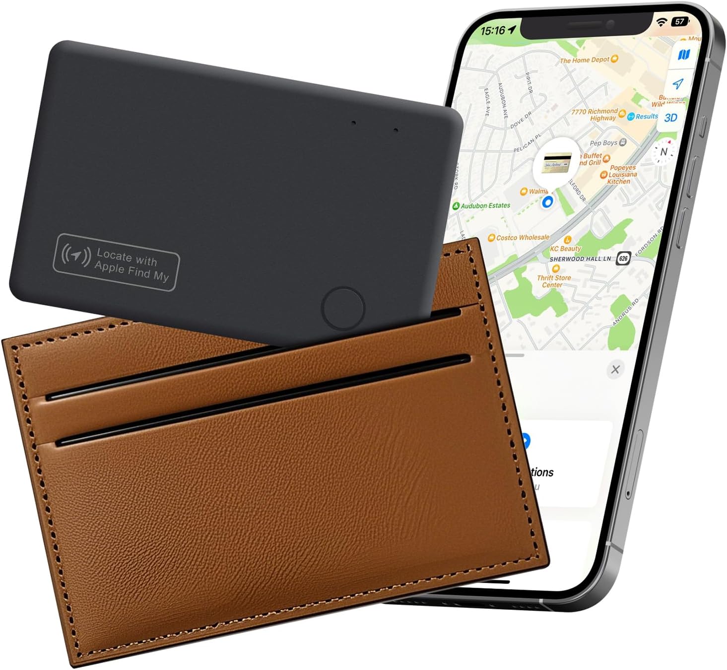 Amazon.com: Rhinokey® Wallet Tracker Card (iOS Only) - Slim ...