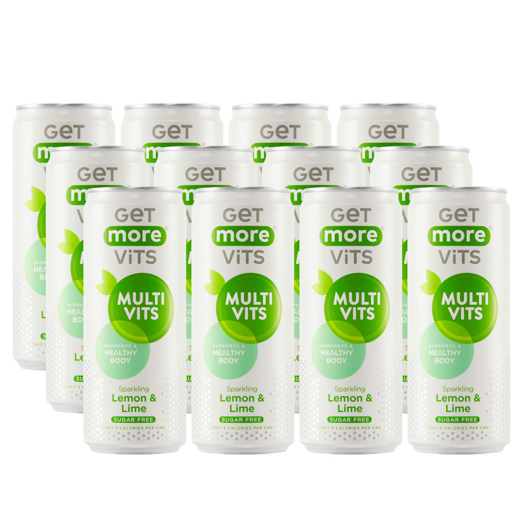 Buy Get More Vits Sparkling Water - Vegetarian, Low Calorie, & Sugar ...
