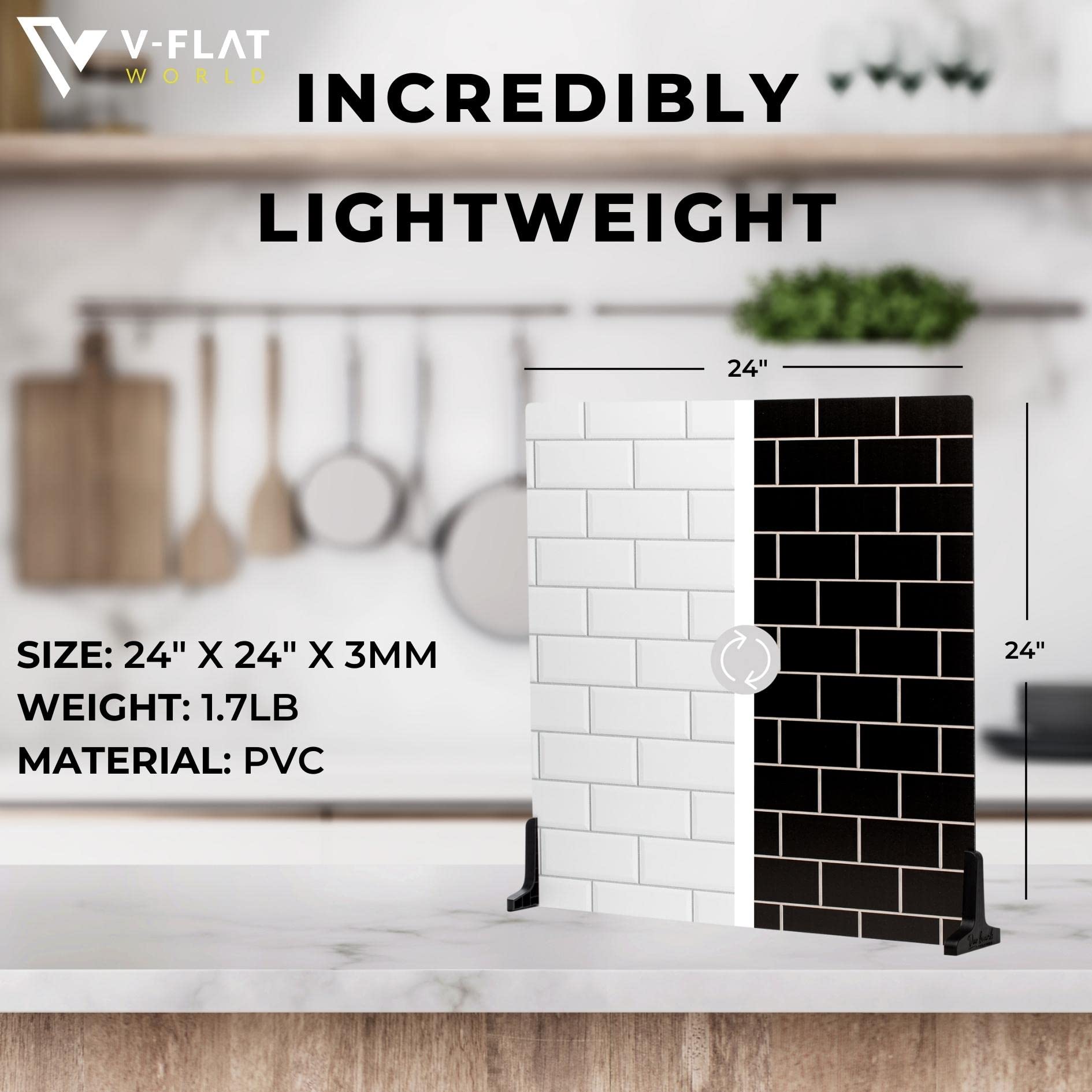 Buy V-FLAT WORLD Duo Board Product Photography Backdrops - 2-Sided ...