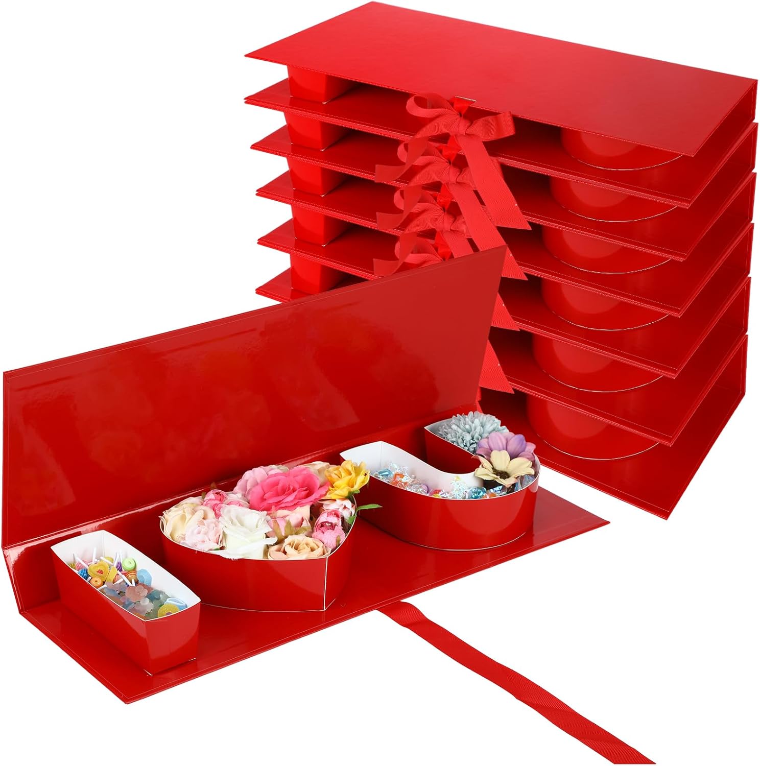 Amazon.com: Ireer 6 Pack Mother's Day Empty Flower Box Empty Gift Box Cardboard Letter Shaped ...