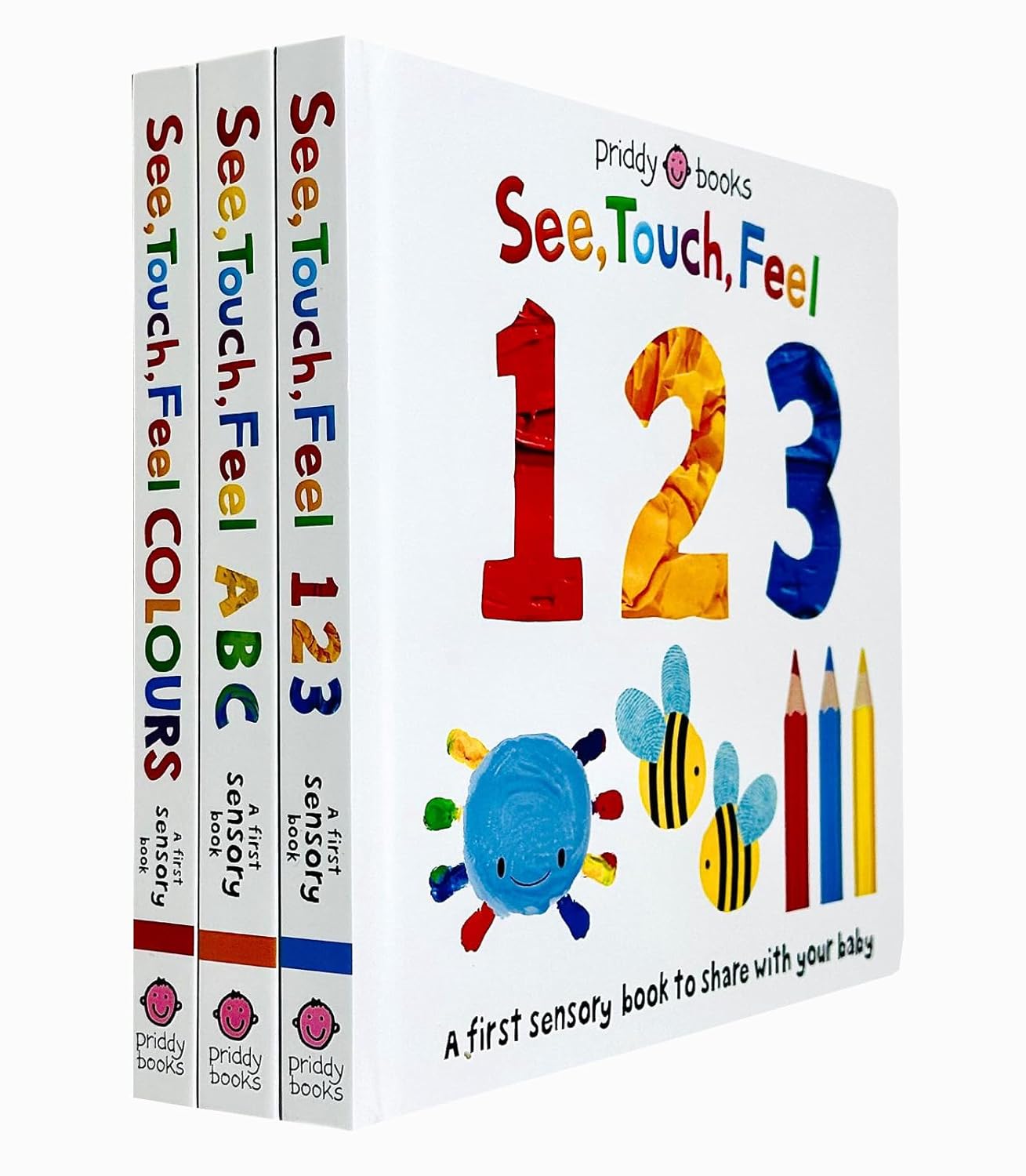 See, Touch, Feel a First Sensory Book Collection 3 Books Set(See, Touch ...